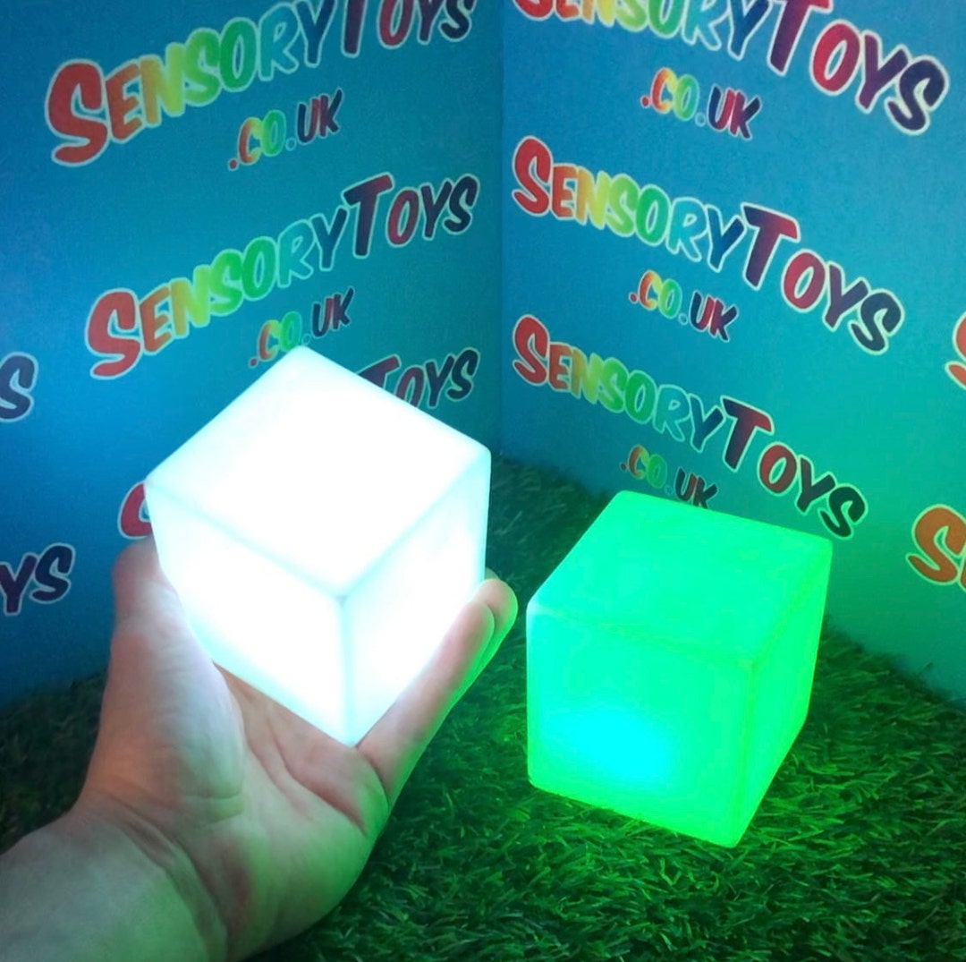Calming Light up Sensory Cube - Etsy