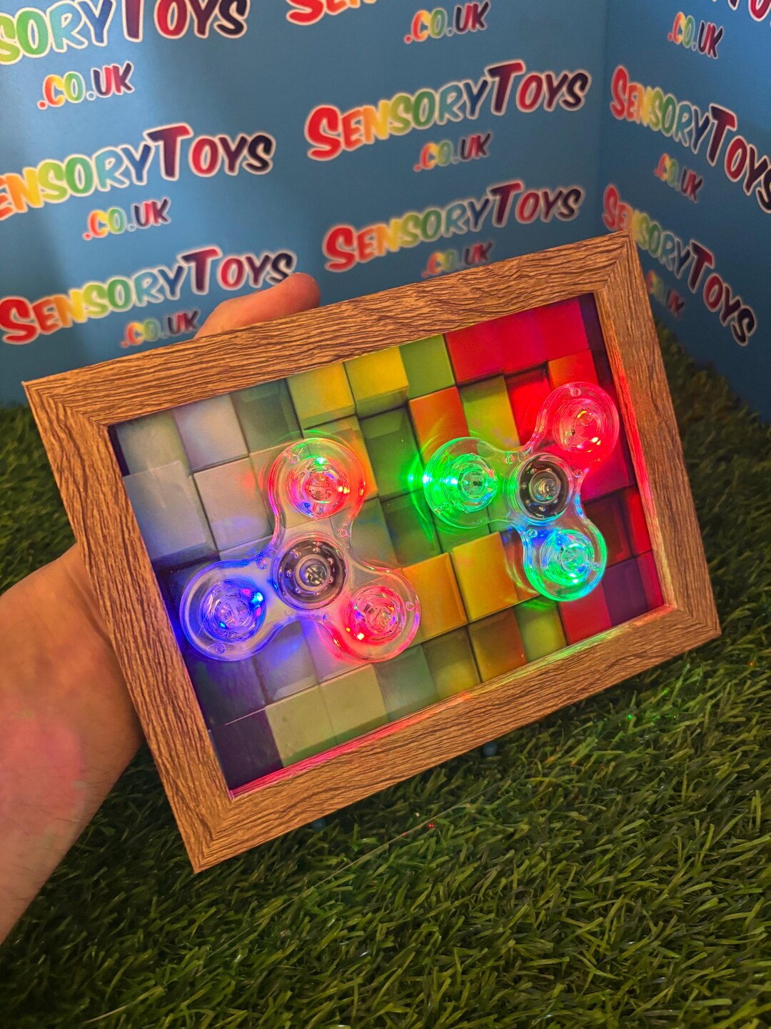 Mini Light up Fidget Spinner Board - Etsy