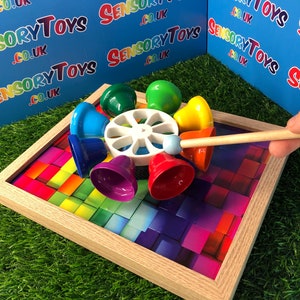 Spinning Musical Sensory Bell Board - Etsy