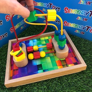 Sensory Activity Bead Maze Table - Etsy