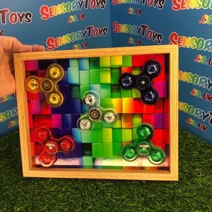 Light up Sensory Fidget Spinner Board - Etsy