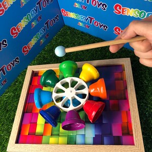 Spinning Musical Sensory Bell Board - Etsy