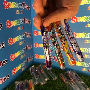 Mini Sensory Motion Glitter Wand - Etsy