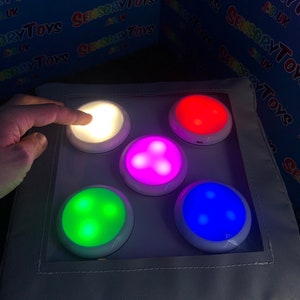 Soft Play Light up Sensory Touch Board - Etsy