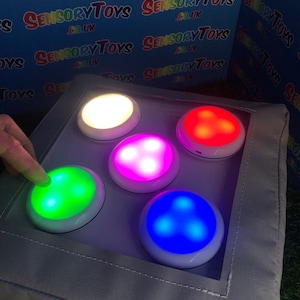 Soft Play Light up Sensory Touch Board - Etsy