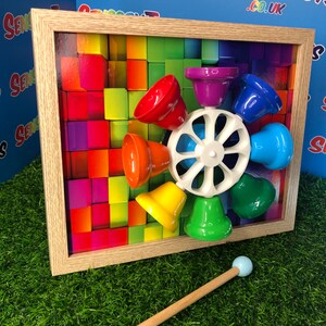 Spinning Musical Sensory Bell Board - Etsy