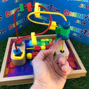 Sensory Activity Bead Maze Table - Etsy