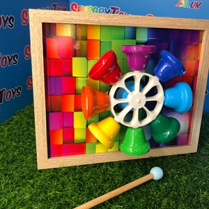 Spinning Musical Sensory Bell Board - Etsy