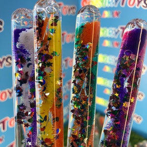 Mini Sensory Motion Glitter Wand - Etsy