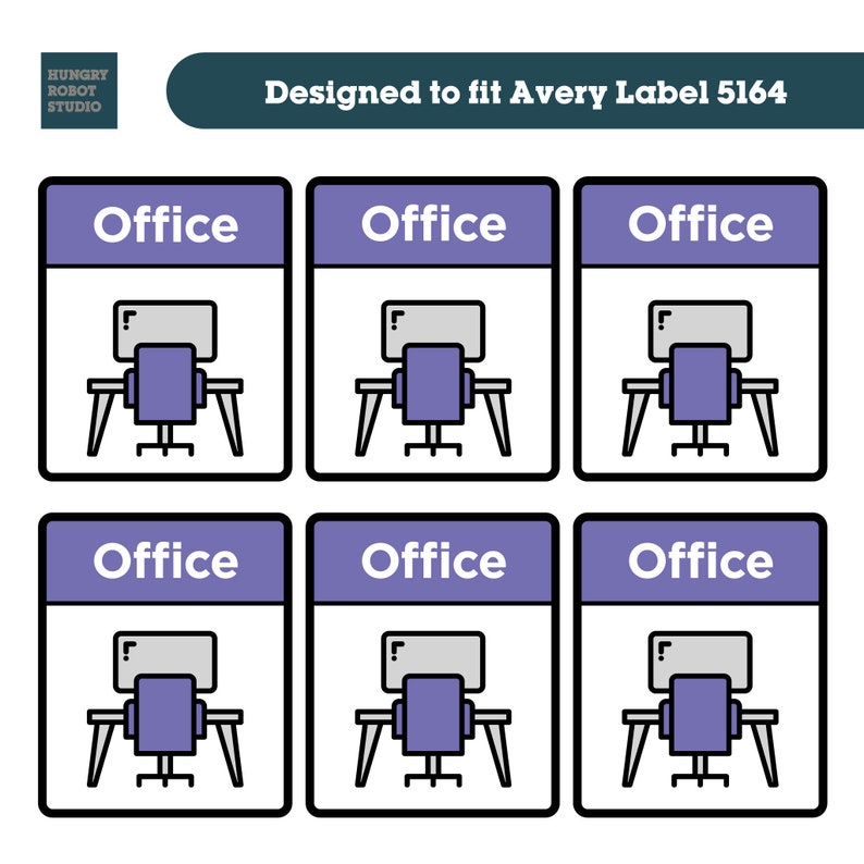 Moving Box Labels & Door Hangers - Printable PDF Labels and Hangers for ...