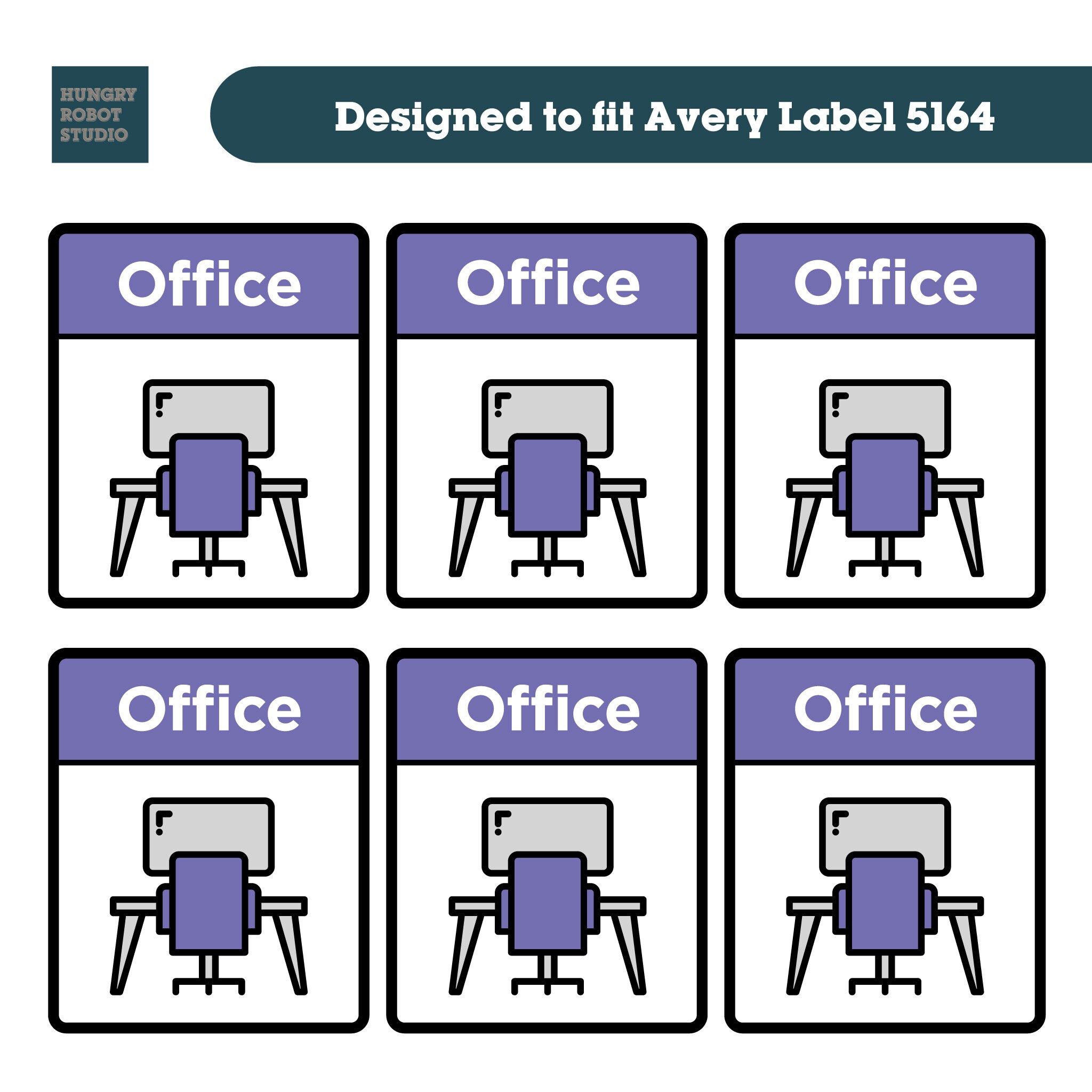 Moving Box Labels & Door Hangers - Printable PDF Labels and Hangers for ...