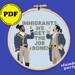 HAMILTON Immigrants We Get the Job Done Cross Stitch Pattern - Etsy