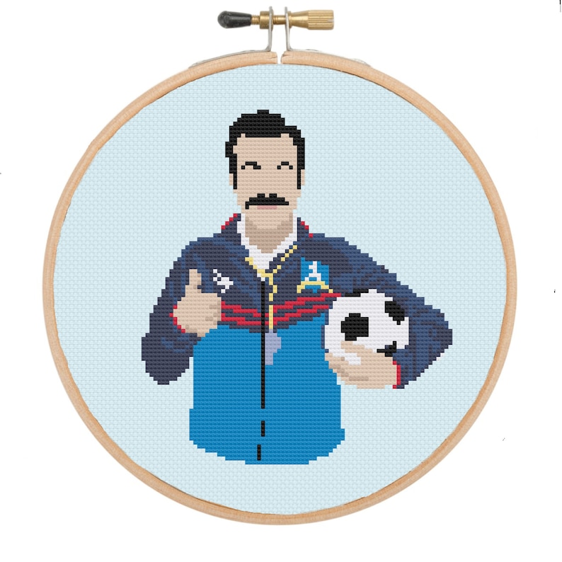 LASSO Thumbs up Cross Stitch DIY Pattern - Etsy