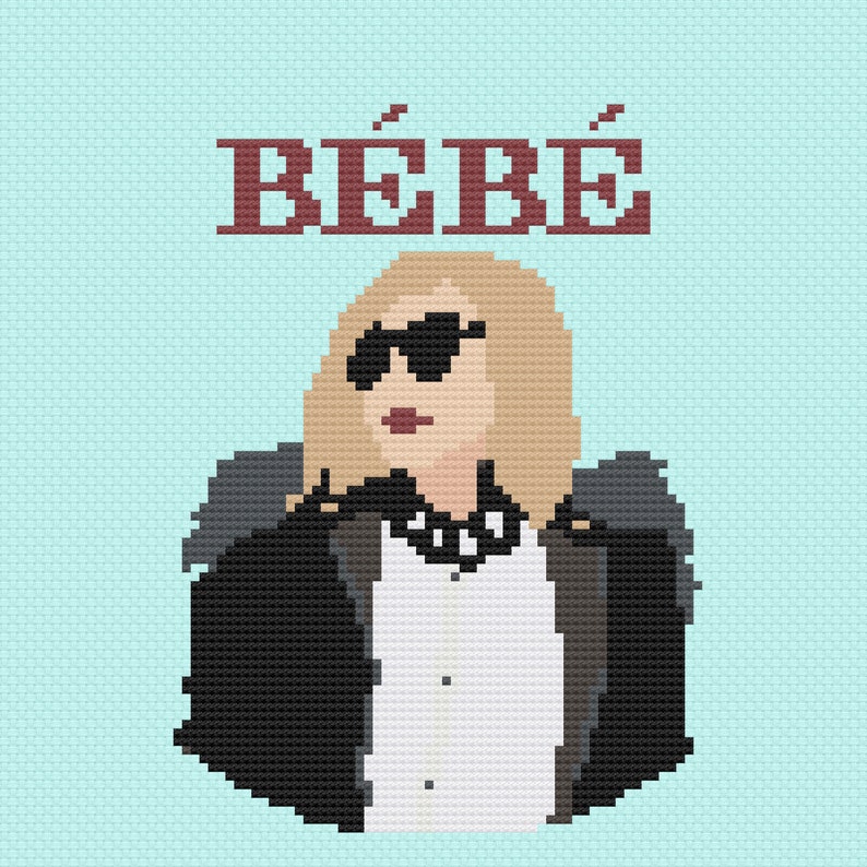 BEBE - Moira Rose Cross Stitch Pattern - Etsy