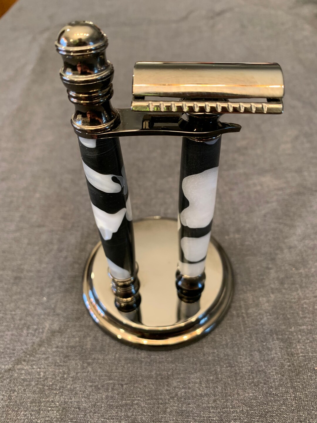 Beautiful Handcrafted Turned Mens Safety Razor With Matching - Etsy