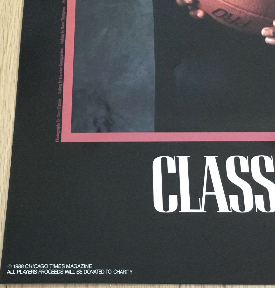 1988 Chicago Times Poster - Michael Jordan Walter Payton Andre Dawson ...