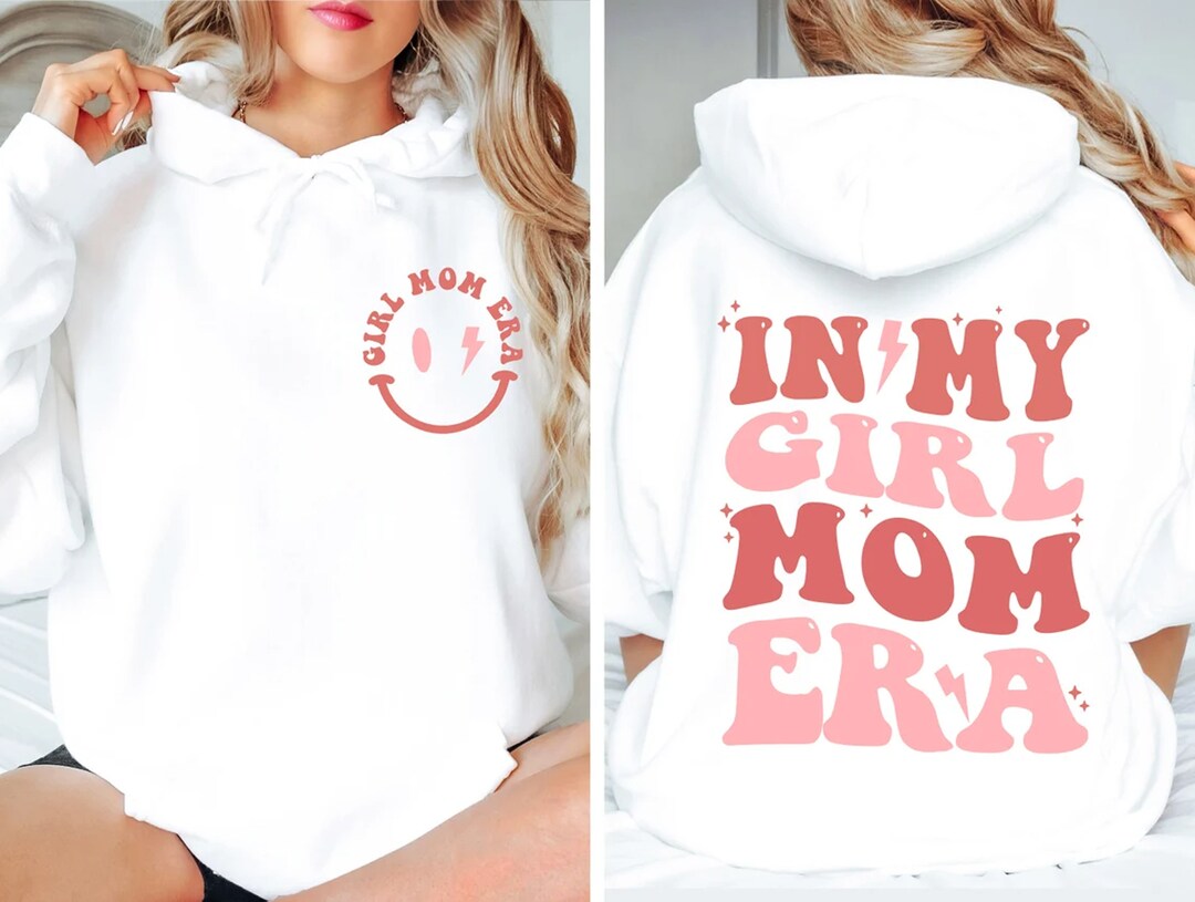 In My Girl Mom Era Sweatshirt, Girl Mom Sweatshirt, New Mom Gifts, Girl ...
