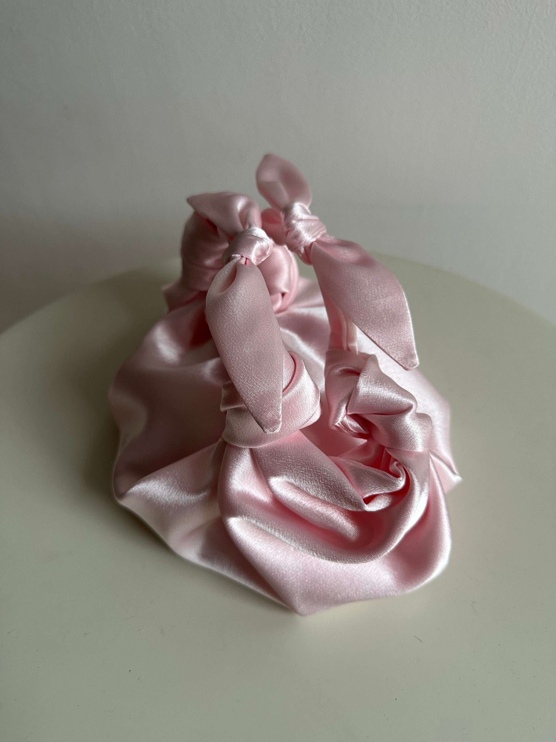 Small Satin Bag With Knots Stylish Satin Purse furoshiki Knot Bag 35 ...