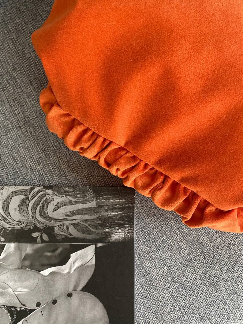 Orange Velvet Handmade Clutch Bag | Beautiful Evening Clutch | 2 Sizes ...