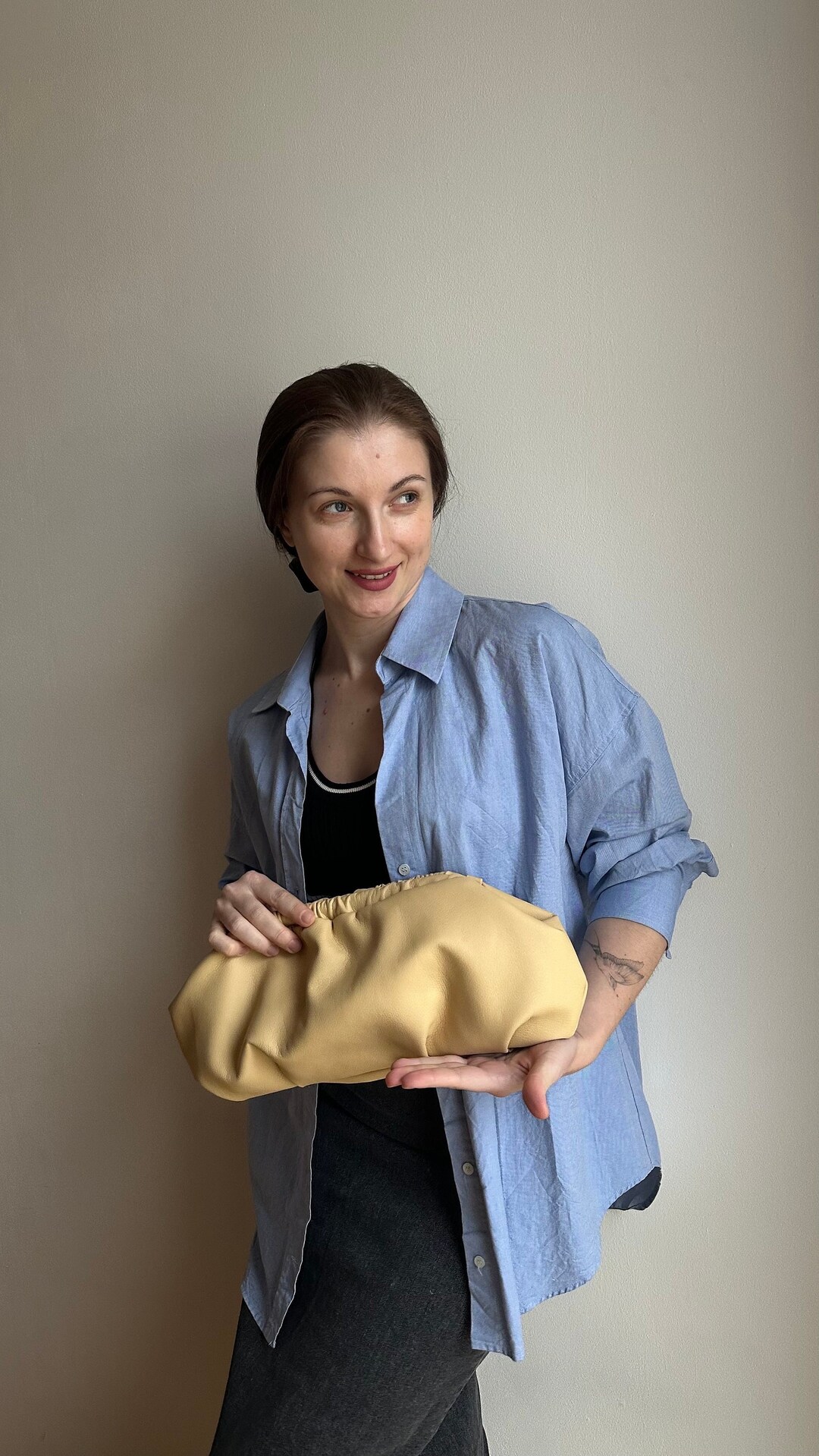 Beige Handmade Woman Clutch Bag | Evening Stylish Clutch | Handmade ...