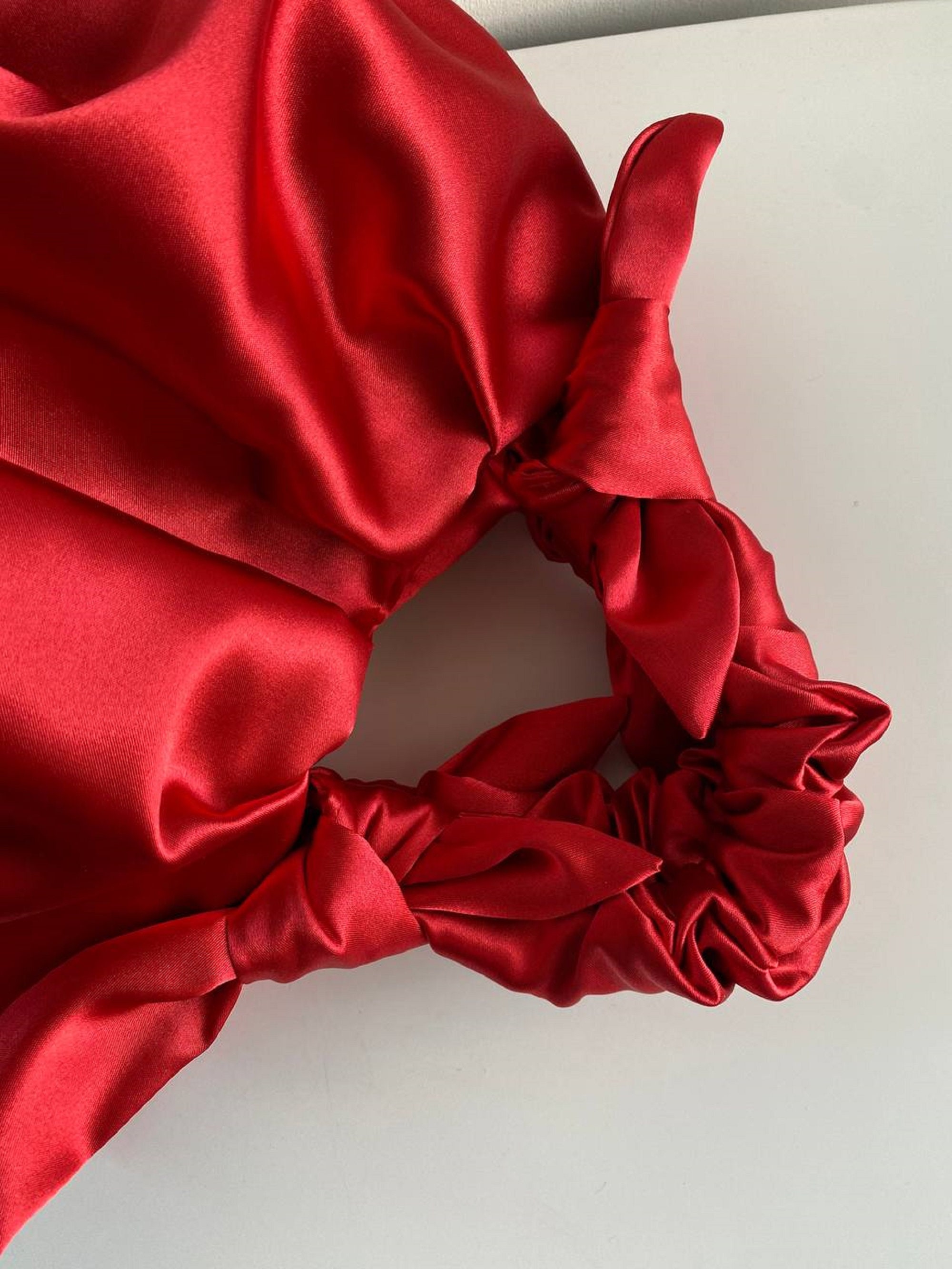 Handmade Small Satin Red Bag | +35 Colors | Evening Woman Purse | Bag ...