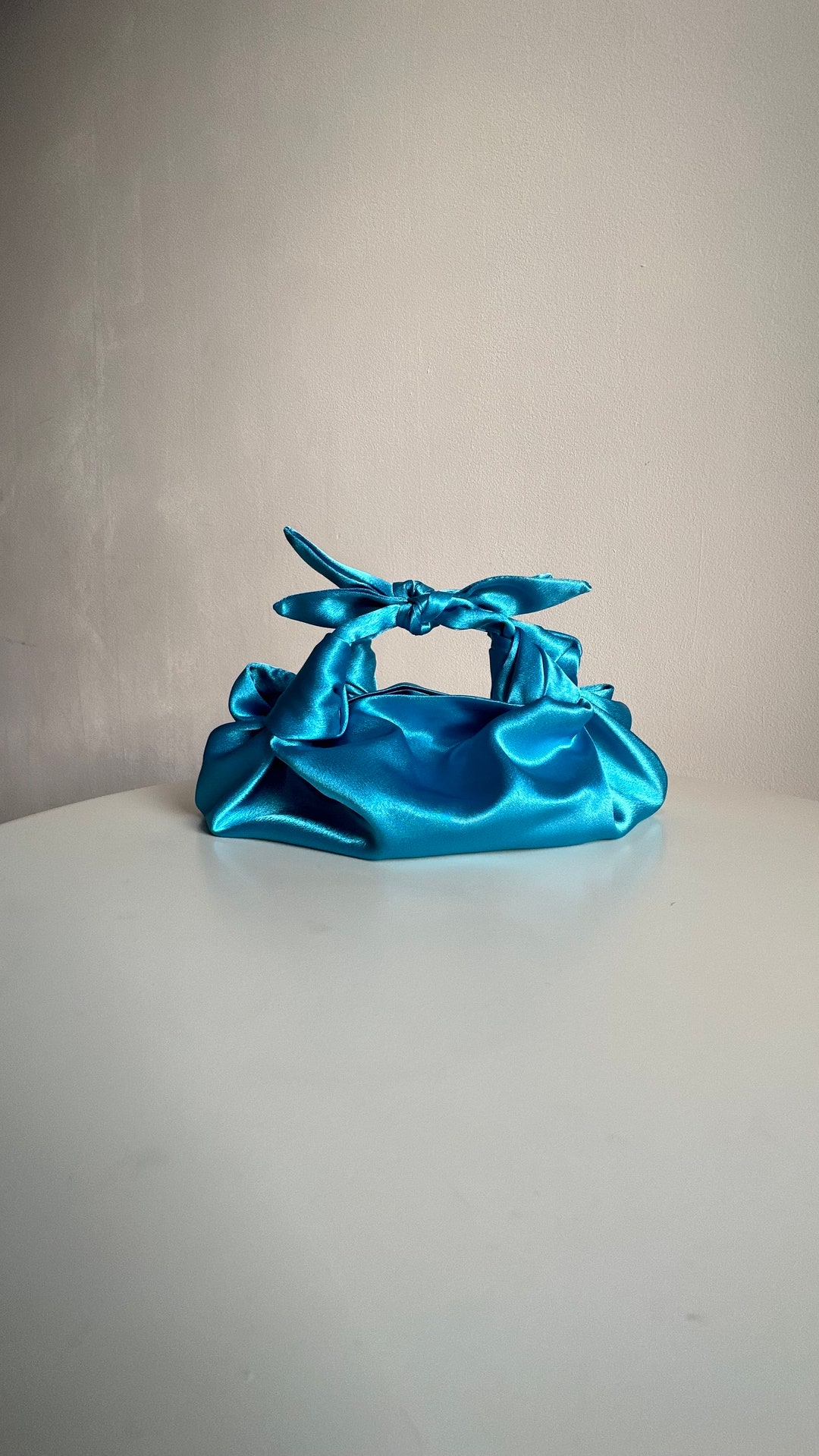 Small Bag With Knots | Stylish Satin Purse | Bow Bag | Origami Bag ...