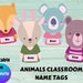 Editable Bee Classroom Name Tags, Classroom Label, Classroom Tags ...