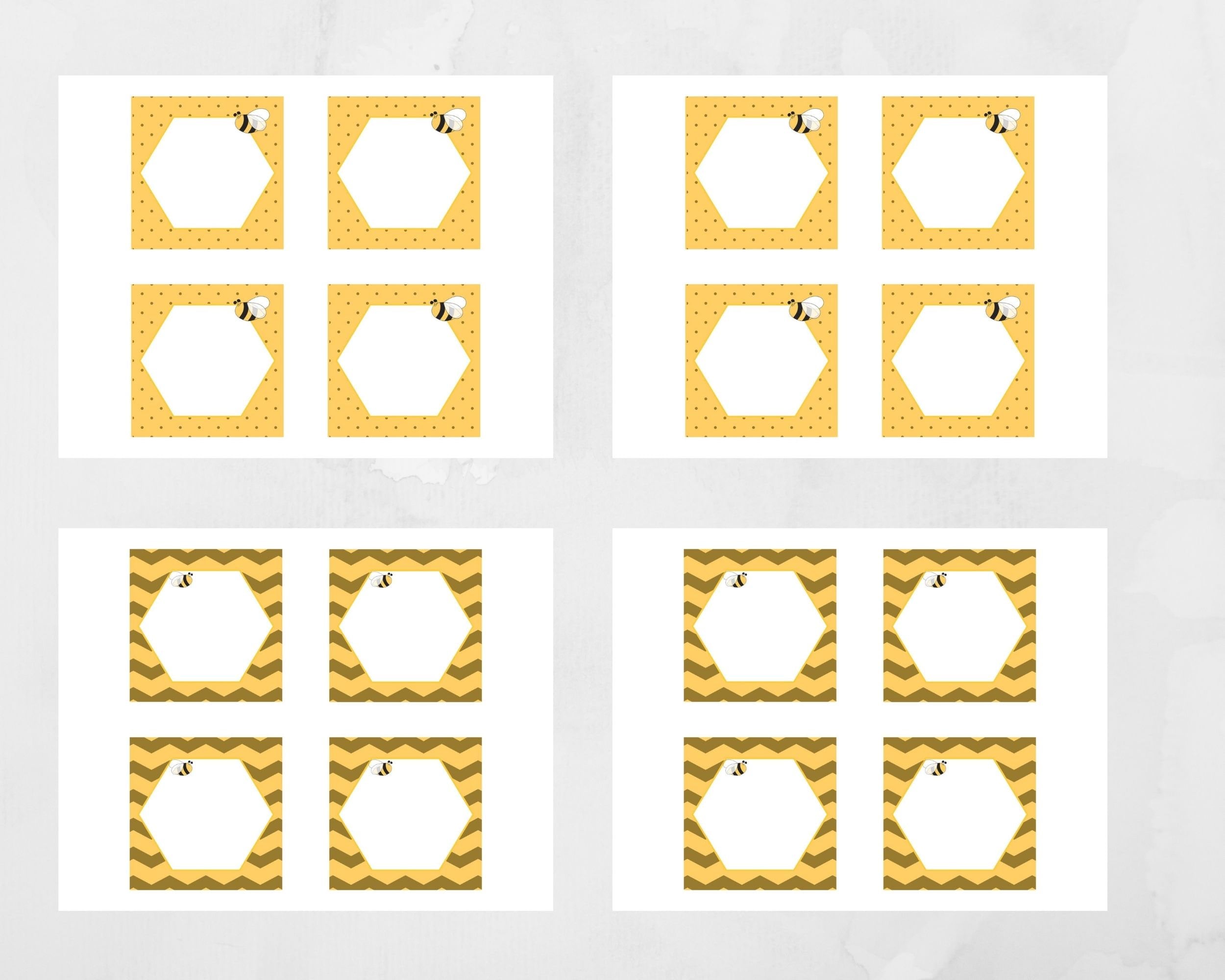 Bee Classroom Name Tags, Classroom Label, Classroom Tags, Spring Summer ...