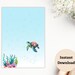 Under the Sea Stationery, Lined and Unlined Letter Writing Paper ...