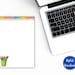 Coloured Pencil Letter Writing Paper, Color Pencil Lined and Unlined ...