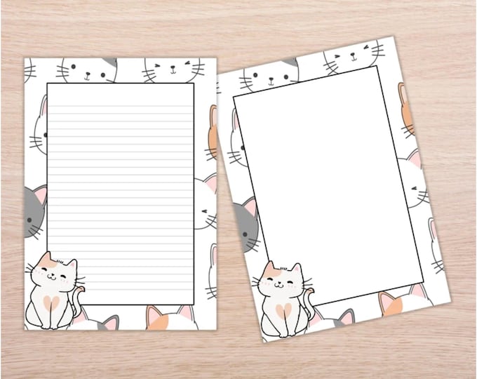 Printable Candy Land Stationery, Letter Writing Paper, Lined and ...