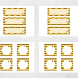 Bee Classroom Name Tags, Classroom Label, Classroom Tags, Spring Summer ...