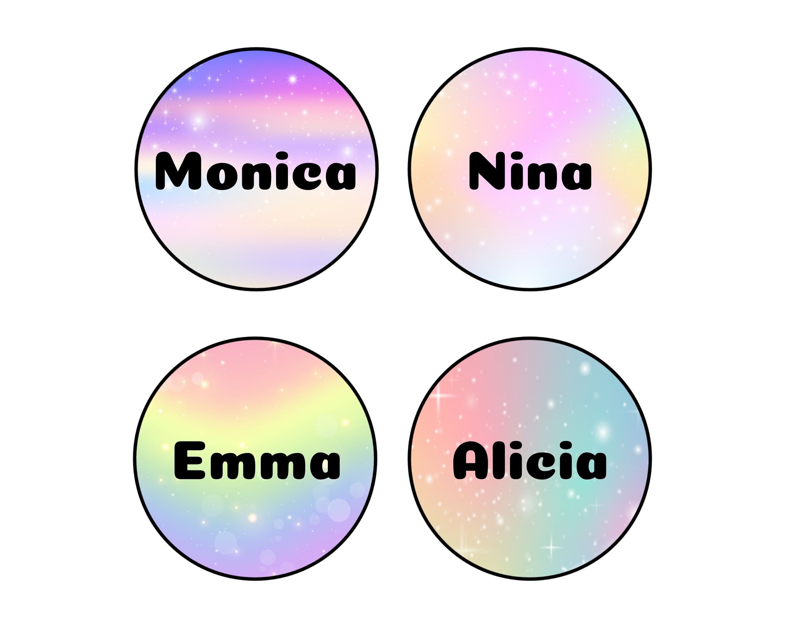 Editable Rainbow Classroom Name Tags, Classroom Label, Classroom ...