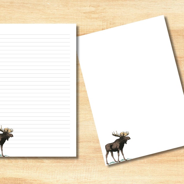 Moose Printable - Etsy