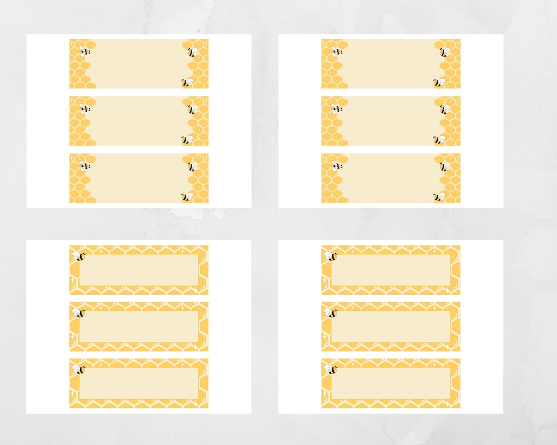 Bee Classroom Name Tags, Classroom Label, Classroom Tags, Spring Summer ...