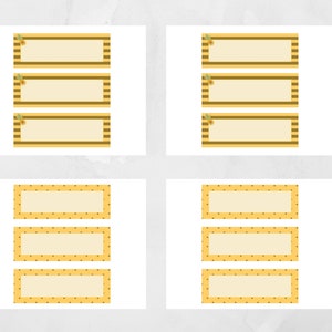 Bee Classroom Name Tags, Classroom Label, Classroom Tags, Spring Summer ...