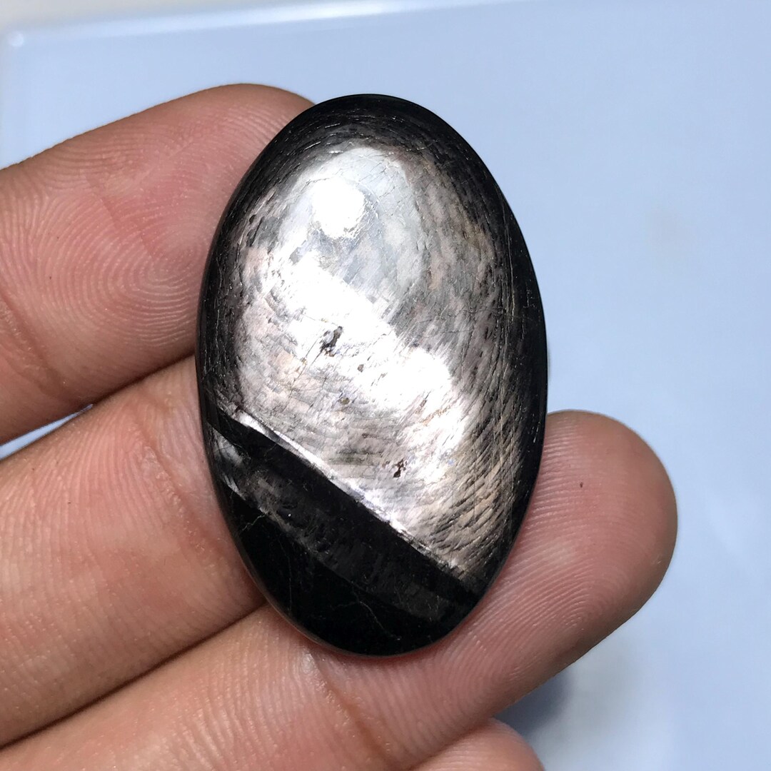 Natural Hypersthene Cabochon for Loose Gemstone, 34x21x5mm, 41.40cts ...