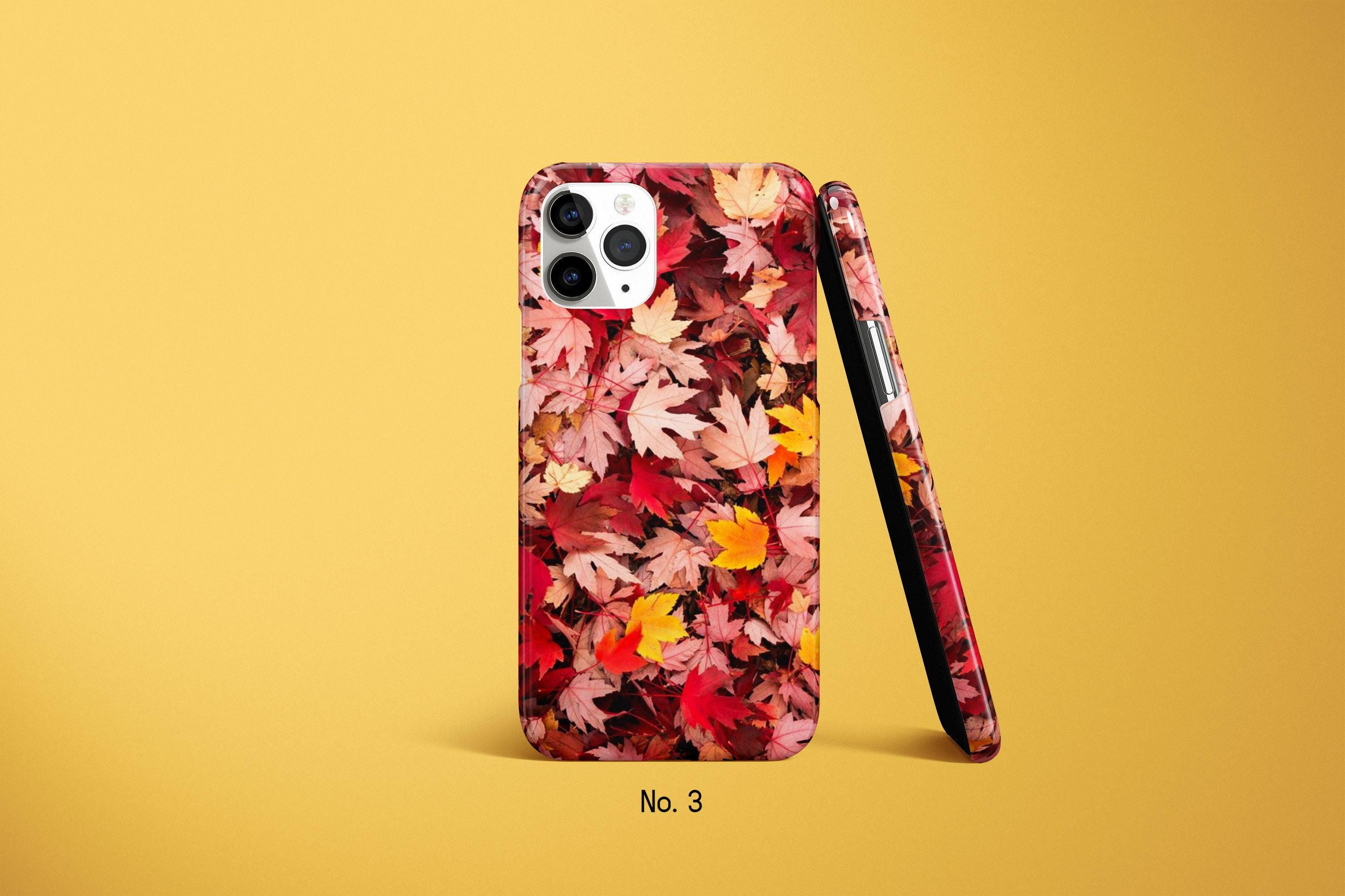 Leaves Phone Case Fall Cover for iPhone 17, 16, 15, 14 Pro, Samsung ...