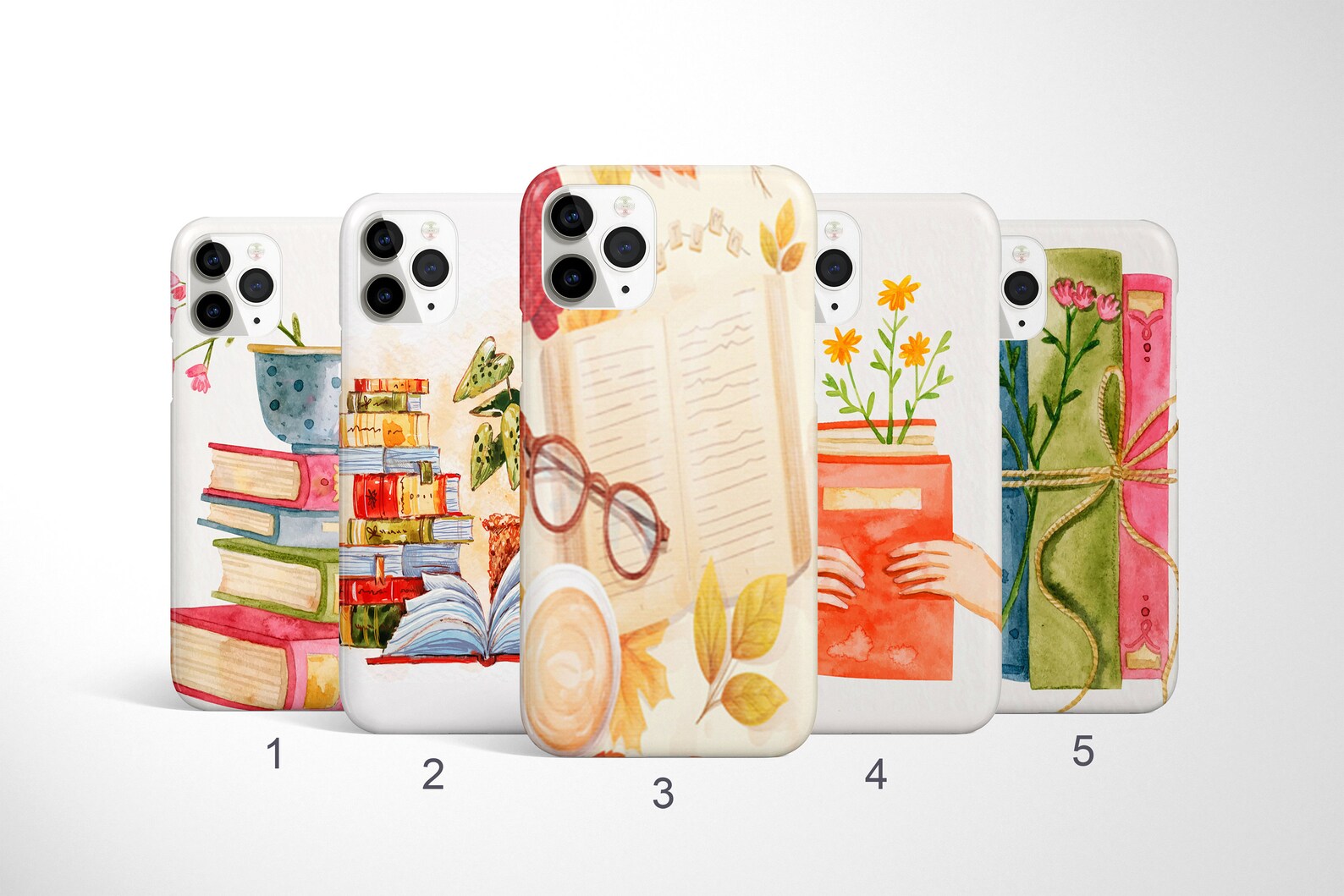 Book Worm Phone Case Book Themed iPhone 16, 15, 14, 13 Case, Book Lover ...