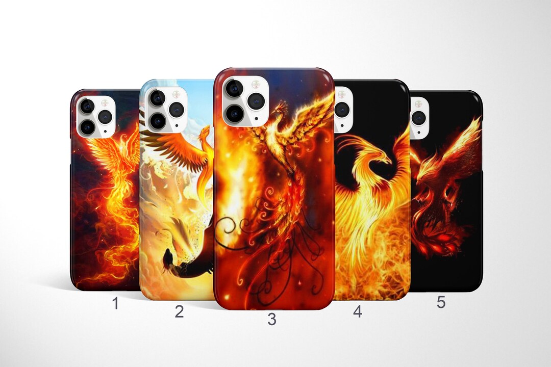 Phoenix Phone Case, Firebird Phone Cover for iPhone 16, 15, 14 Pro Max ...