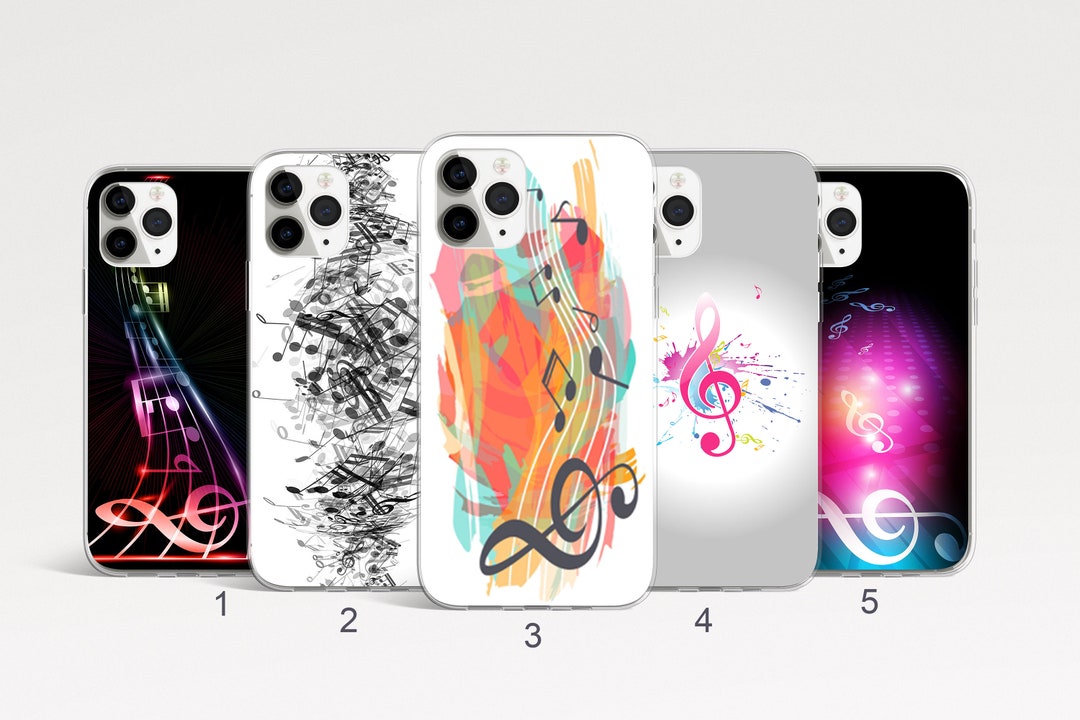 Music Notes Phone Case Musician Phone Cover Musical Case for iPhone 16 ...