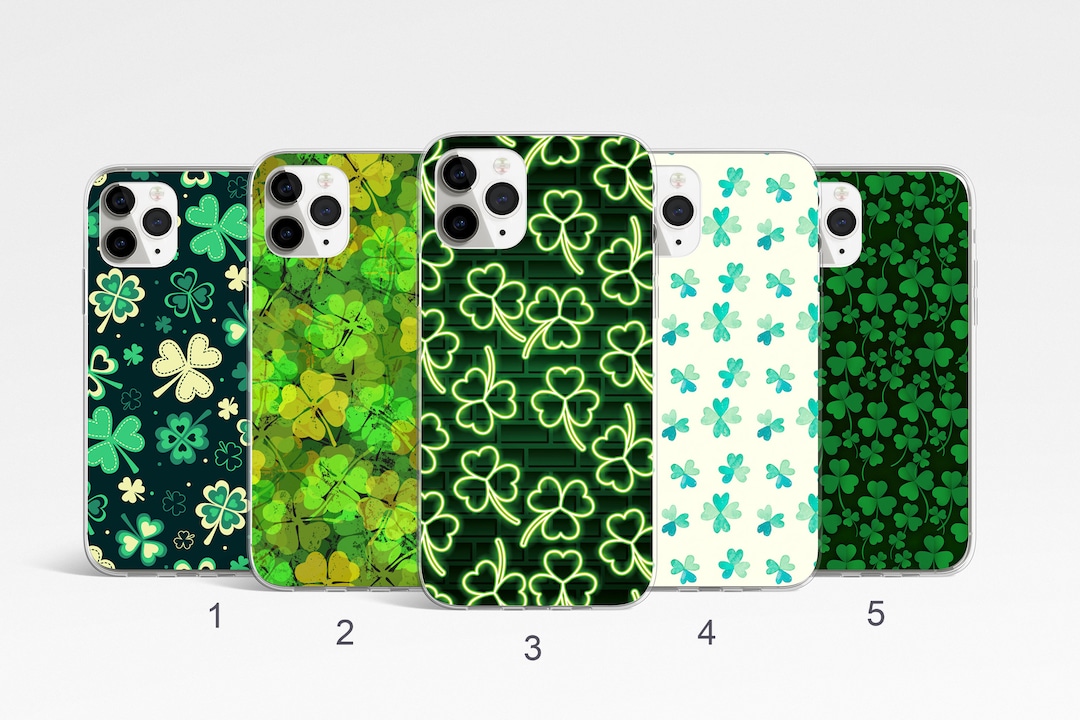Clover Phone Case, Shamrock iPhone 15 Pro Max Case, St. Patrick's Day ...