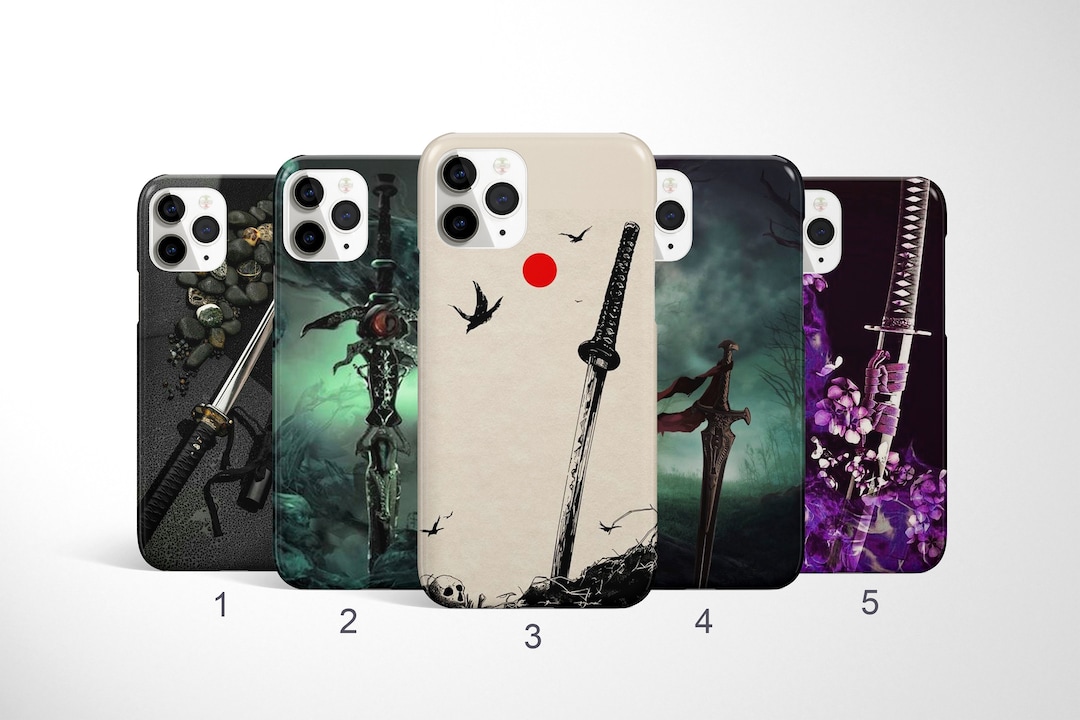 Katana Phone Case, Japanese Culture iPhone Case for iPhone 16, 15, 14 ...