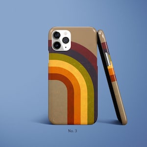 Retro Stripes Phone Case Aesthetic Vintage Cover, iPhone 17, 16, 15, 14 ...