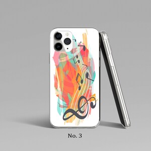 Music Notes Phone Case Musician Phone Cover Musical Case for iPhone 16 ...
