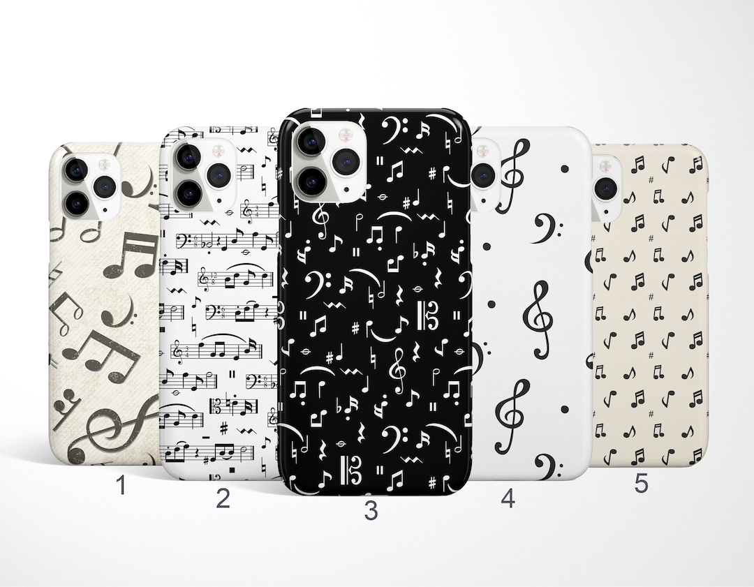 Music Notes Phone Case Musician Phone Case, Musical iPhone 16, 15, 14 ...