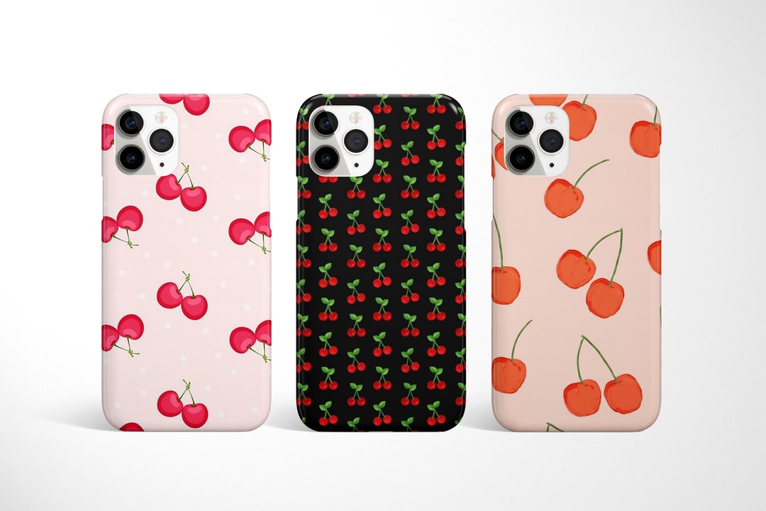 Cherry Phone Case, Fruit Phone Cover for iPhone 16, 15, 14, 13 Pro Max ...