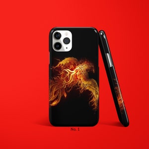 Phoenix Phone Case Firebird Phone Cover for iPhone 16, 15, 14 Pro Max ...