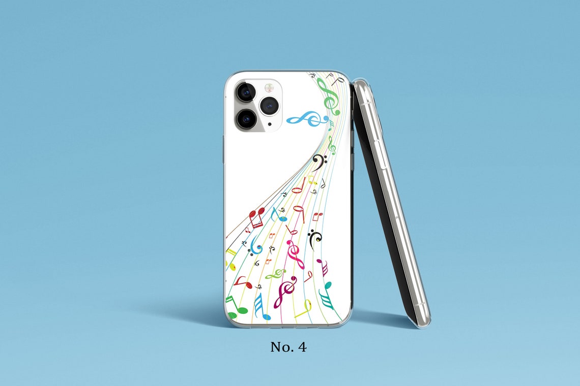 Music Notes Phone Case Musician Phone Case, Musical Phone Cover for ...