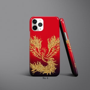 Phoenix Phone Case Firebird Phone Cover for iPhone 16, 15, 14 Pro Max ...